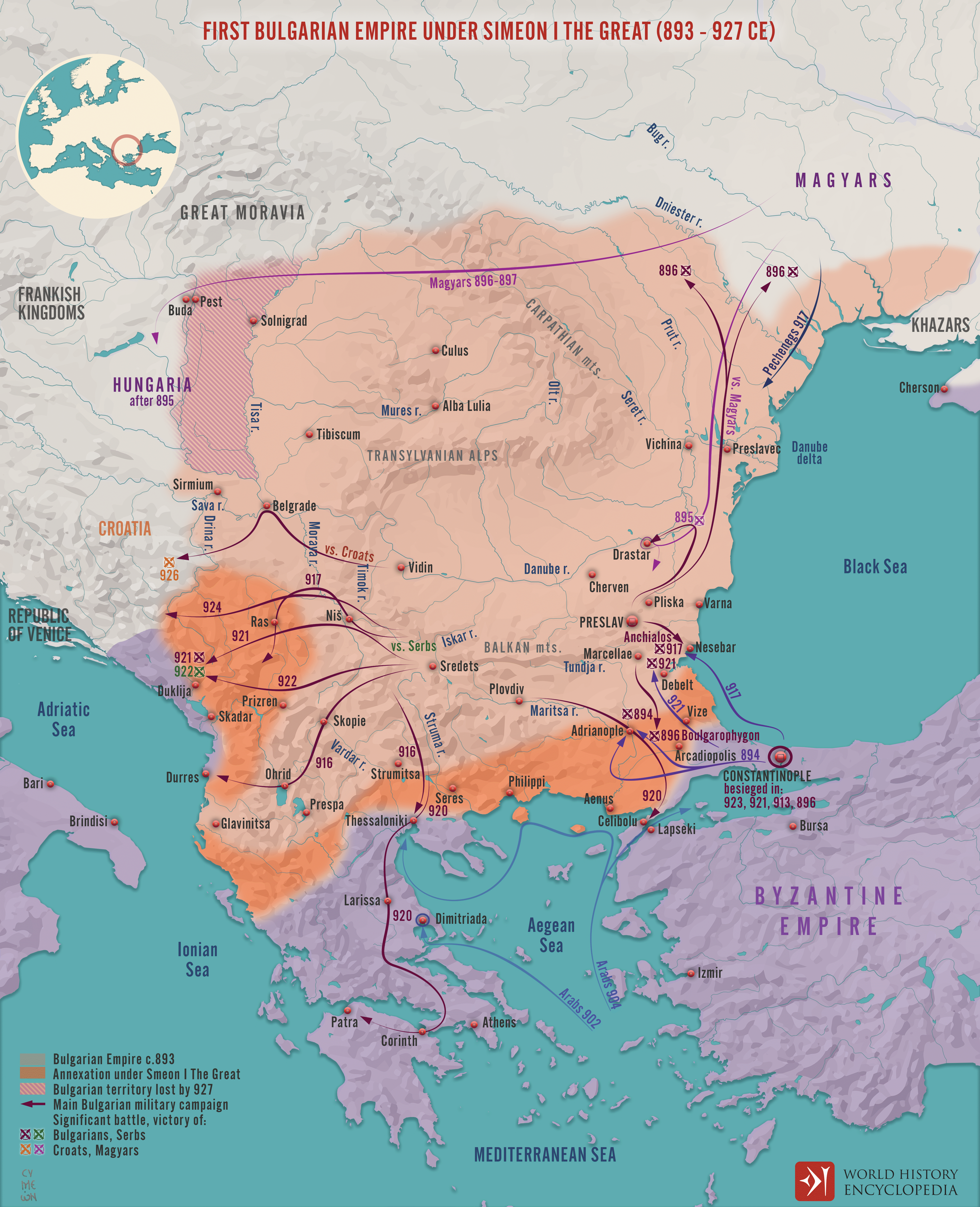 Бугарска од настанка до турске власти – Историјска читанка